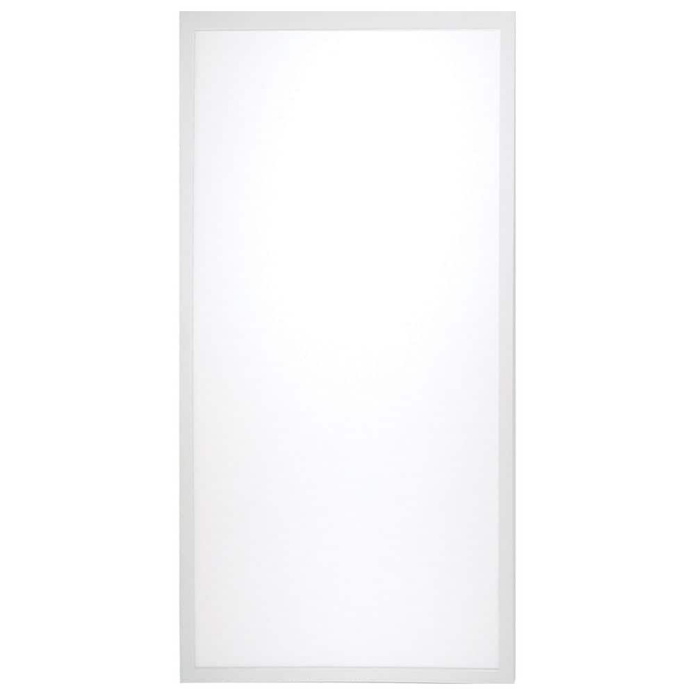 Satco 2 ft. x 4 ft. White Integrated LED Backlit Flat Panel Wattage and ...