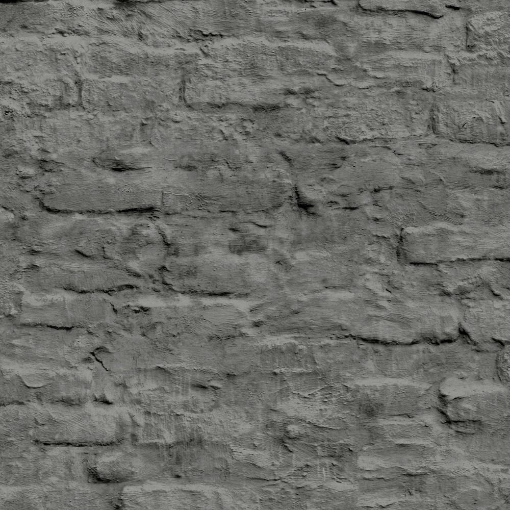 Graham & Brown NEXT Contemporary Brick Grey Removable Non-Woven Paste ...