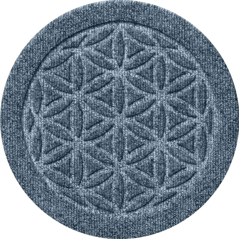 Bungalow Flooring "Waterhog Flower of Life Bluestone 12 in. x 12 in ...
