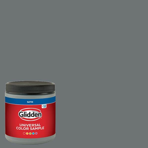 Glidden 8 oz. PPG1011-5 Improbable Satin Interior Paint Sample PPG1011 ...