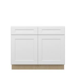 Norfolk Shaker 30 in. W x 34.5 in. H x 21 in. D in Painted White Plywood Assembled Bath Base Cabinet V3021B NORFOLK WHITE The Home Depot