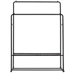 HOUSEHOLD ESSENTIALS Silver Metal Clothes Rack 52 in. W x 62 in. H 3307 ...