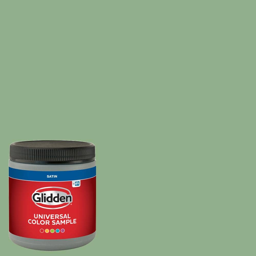 Glidden 8 oz. PPG1130-5 Pear Cactus Satin Interior Paint Sample PPG1130 ...