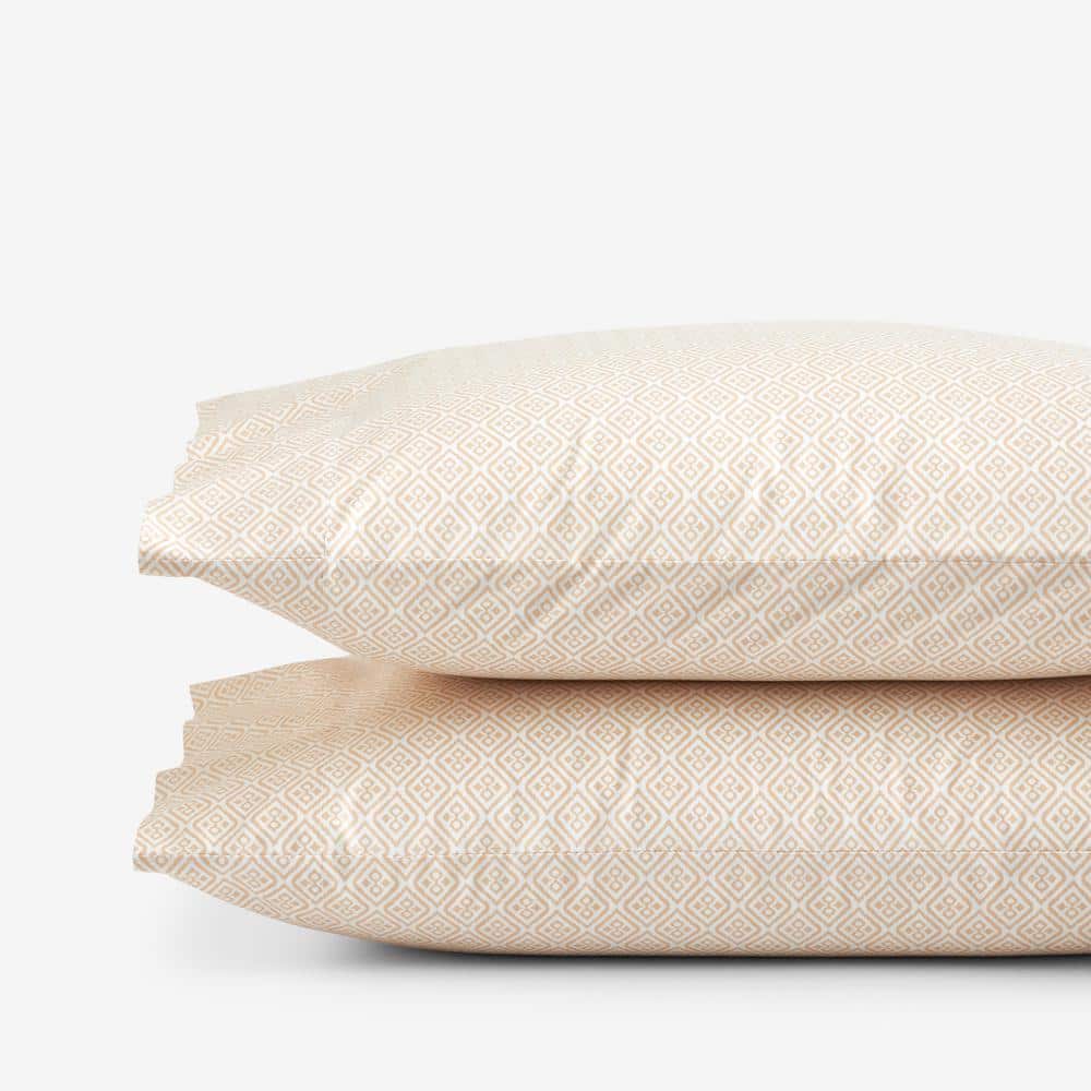 The Company Store Company Cotton Clemencia Geometric Peach Blossom ...