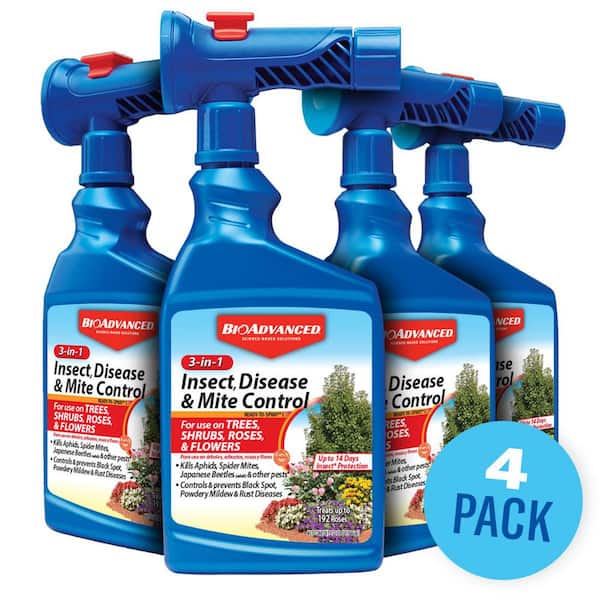 Cutter 32 oz. Backyard Bug Control Spray Concentrate (4-Pack) HG ...