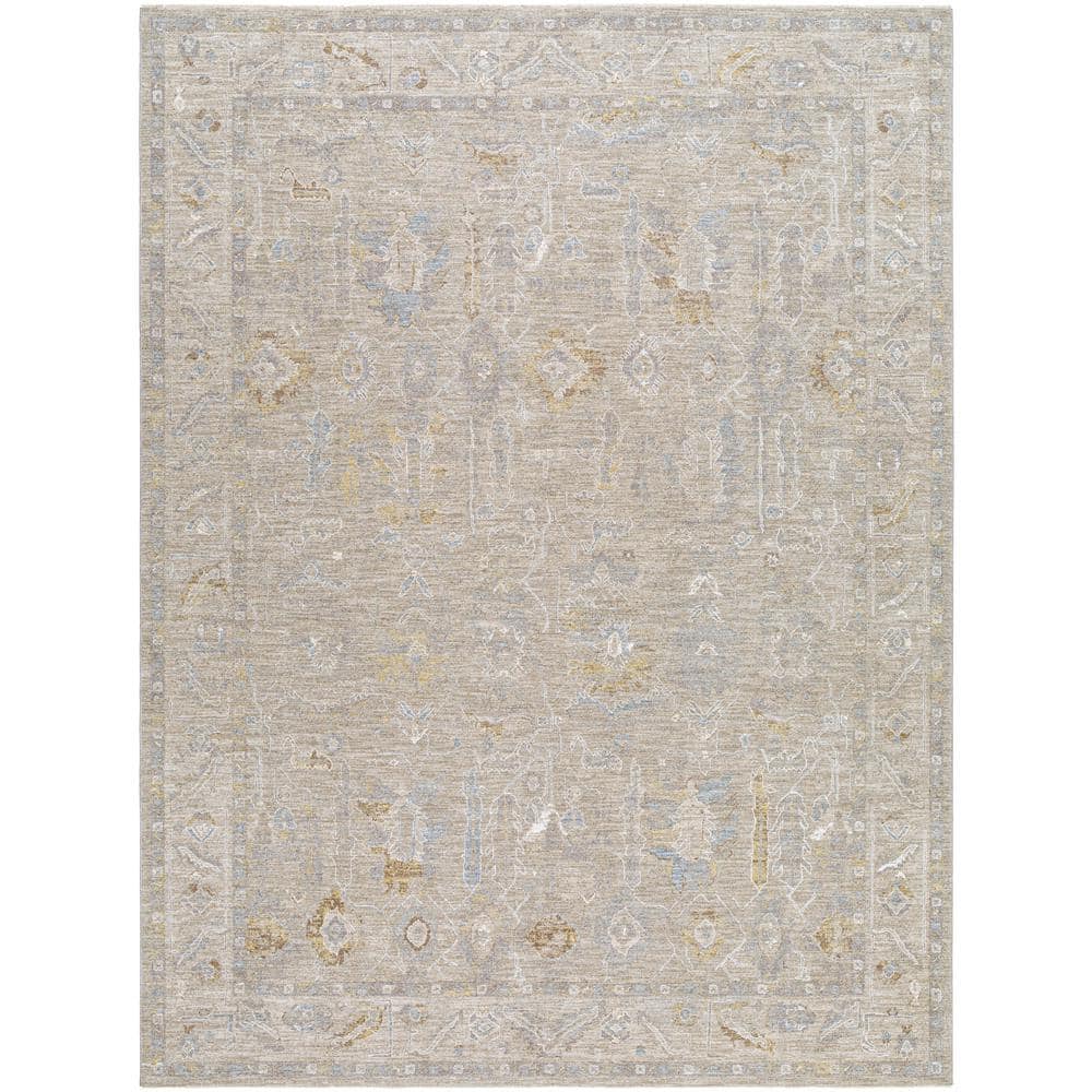 Livabliss Avant Garde 3 ft. x 4 ft. Brown Border Indoor Area Rug ...