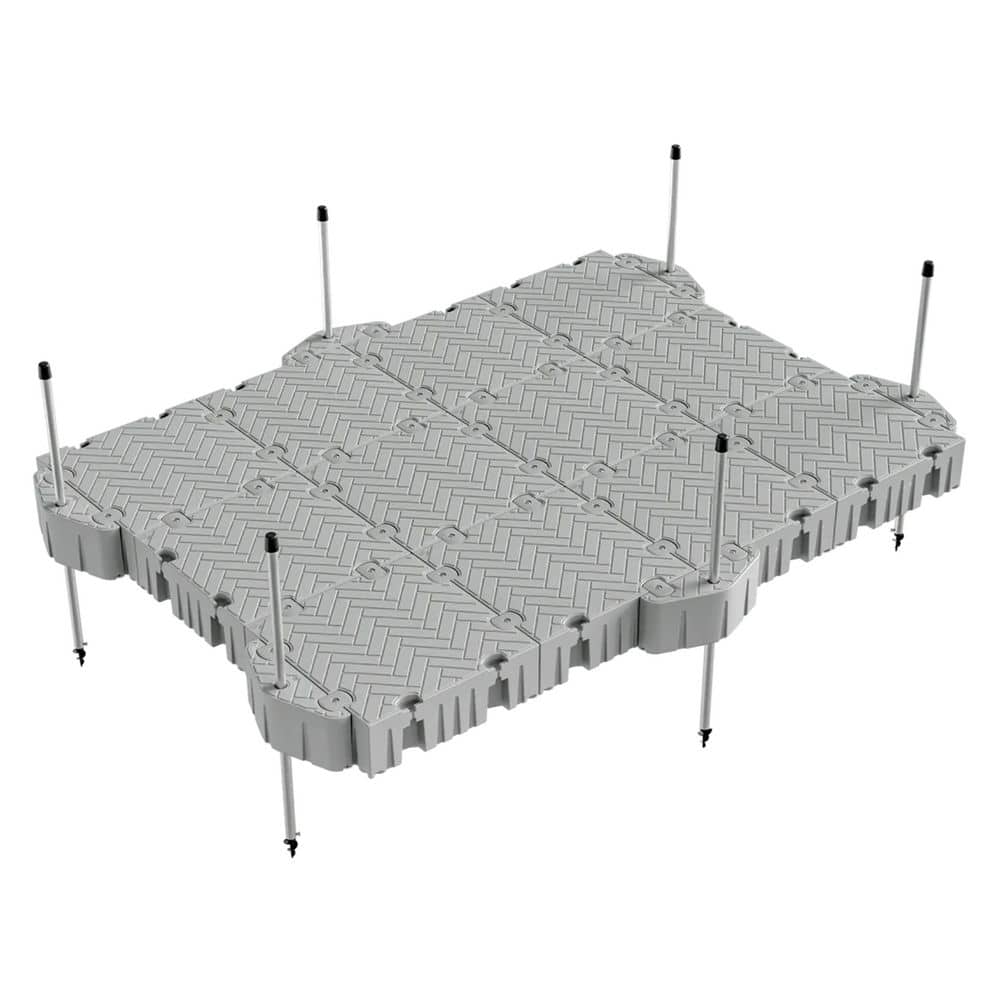 Tommy Docks Flexx Flex 16 ft. Floating Dock Package Pipe Guides TDFXR ...