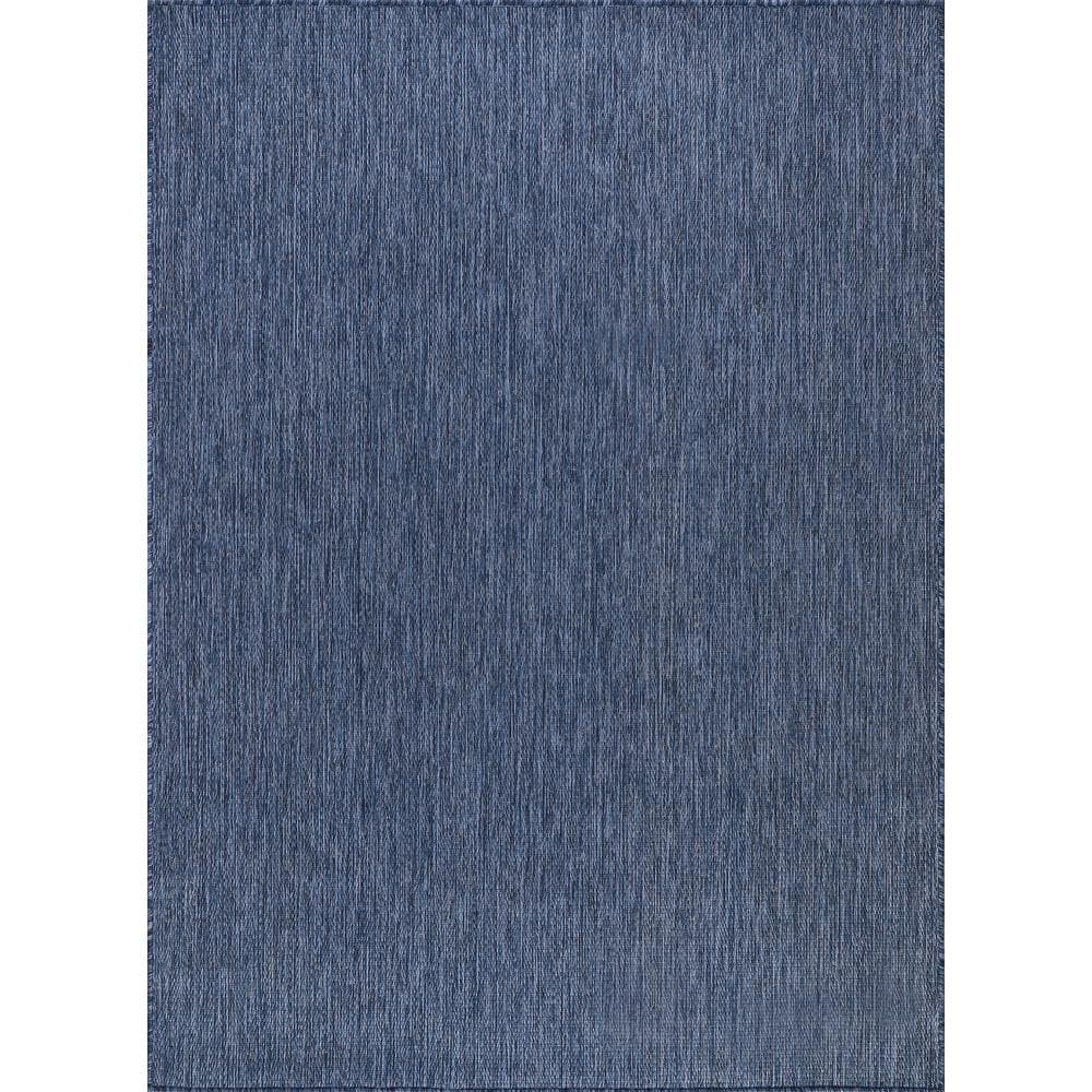 Beverly Rug 6 X 9 Azure Aloha Washable Solid Indoor Outdoor Area Rug HD ...