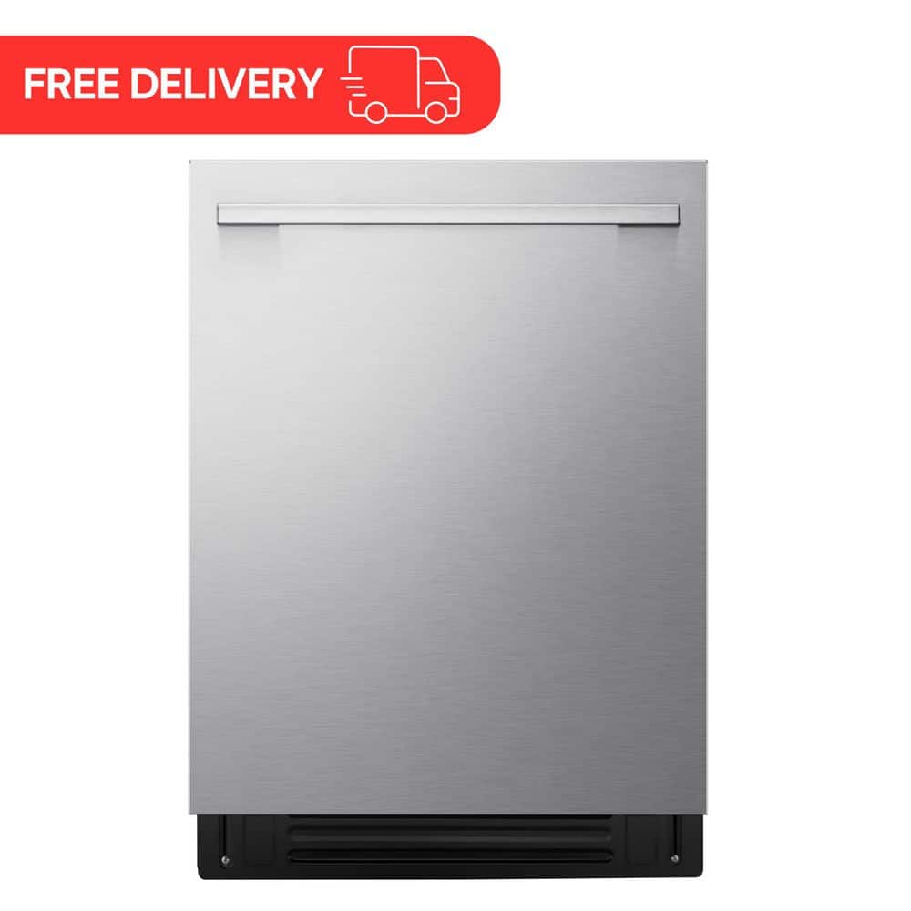 LG 24 in. Printproof Stainless Steel FlushFit Smart Top Control ...