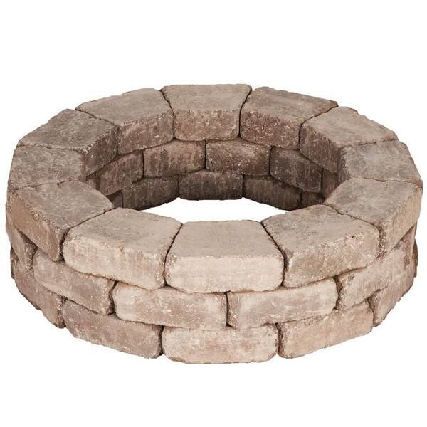 Pavestone RumbleStone 39 in. x 10.5 in. Tree Ring Kit in Cafe RSK52769 ...
