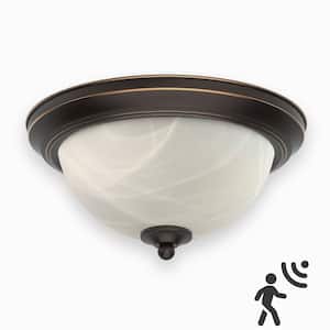 DYMOND 13 in. LED Ceiling Light Flush Mount Pavilion Light Fixture ...