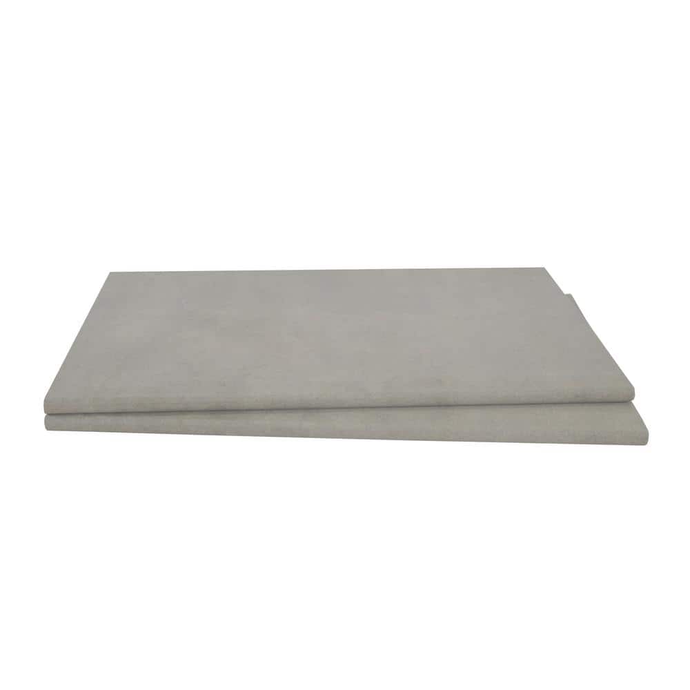 MSI Beton Gray 2 cm x 13 in. x 24 in. Matte Porcelain Stone Look Pool ...