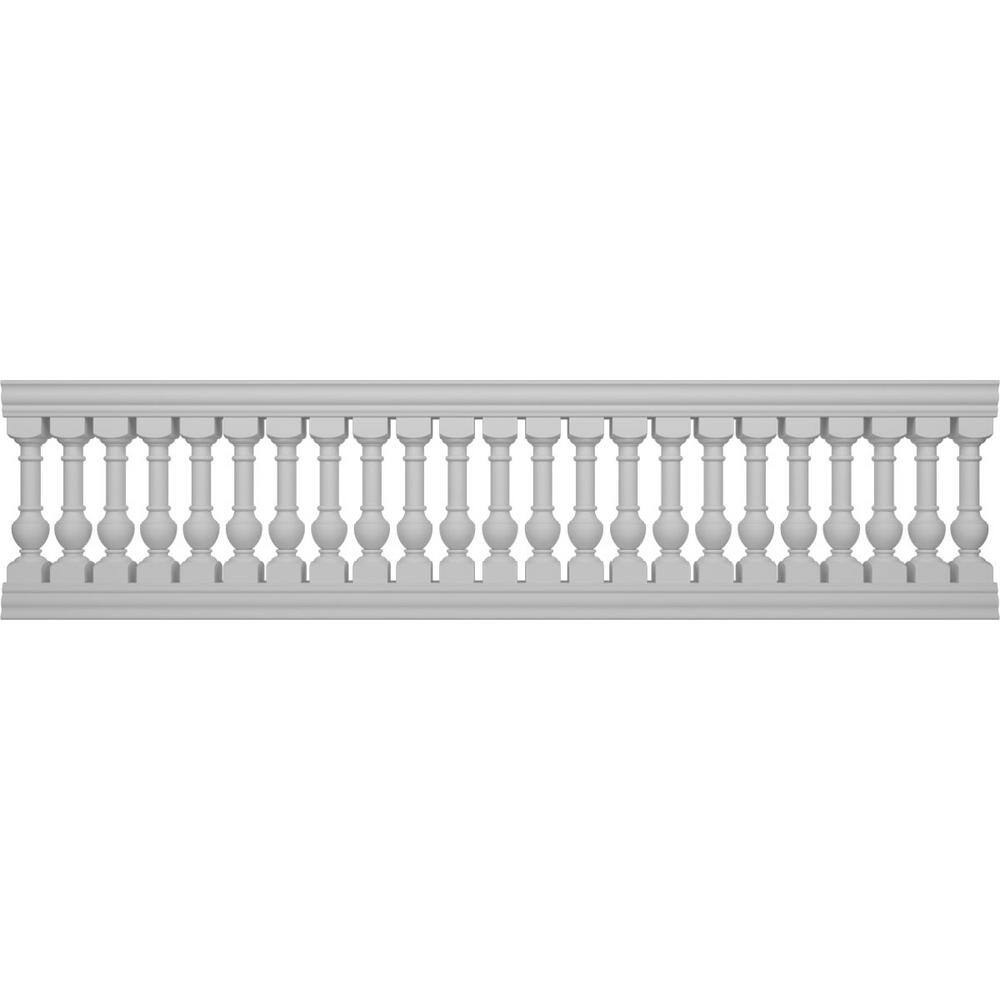 Ekena Millwork Fiberthane York Balustrade 144 in. L x 38 in. H ...