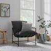 Brookside Enya Charcoal Metal Frame Sling Chair BSXC0017CHR00CH - The ...
