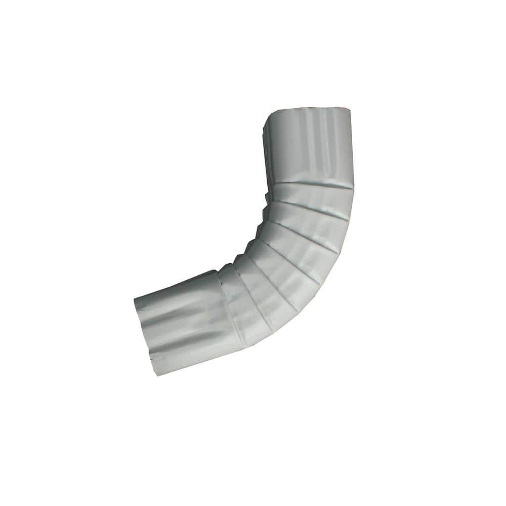 Spectra Pro Select 3 in. x 4 in. Low Gloss White Aluminum Downpipe - A ...