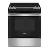 Whirlpool 4.8 cu. ft. 4 Burner Element Single Oven Electric Range in ...