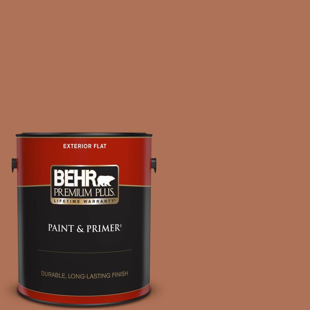 BEHR PREMIUM PLUS 1 gal. #PPU3-15 Glazed Pot Flat Exterior Paint ... BEHR PREMIUM PLUS 1 gal. #PPU3-15 Glazed Pot Flat Exterior Paint ...
