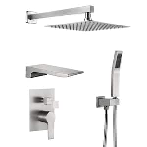 Fontaine by Italia Htel de Ville Single Handle 1-Spray Square Shower ...
