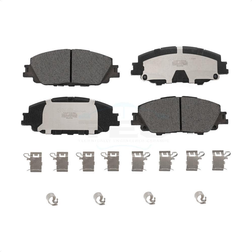 TEC Front Ceramic Disc Brake Pads For Toyota Corolla Prius Prime TEC ...