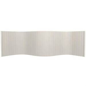 RED LANTERN 2 ft. Short Bamboo Wave Screen - Natural BF-2WAVE-NAT - The ...