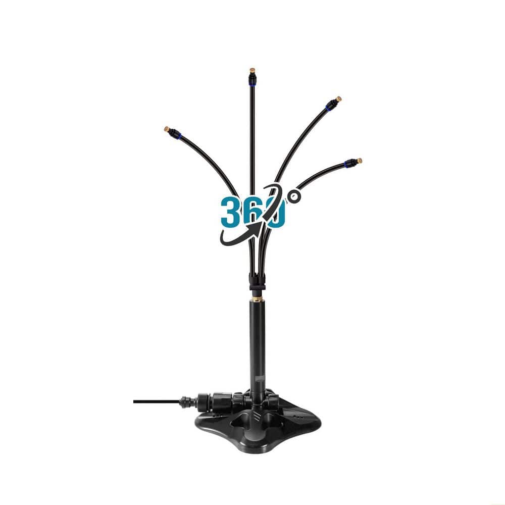 .N/A 2.6 ft. Portable Outdoor Misting System with Adjustable Tube for ...