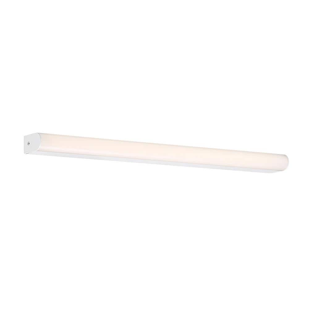 Reviews for WAC Lighting Slim Nightstick 25 in. White LED Vanity Light ...