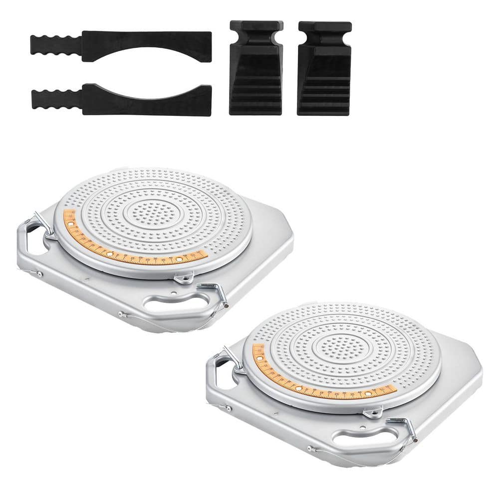 VEVOR Wheel Alignment Turn Plates, 2 PCS, 2-Ton Capacity per Plate ...