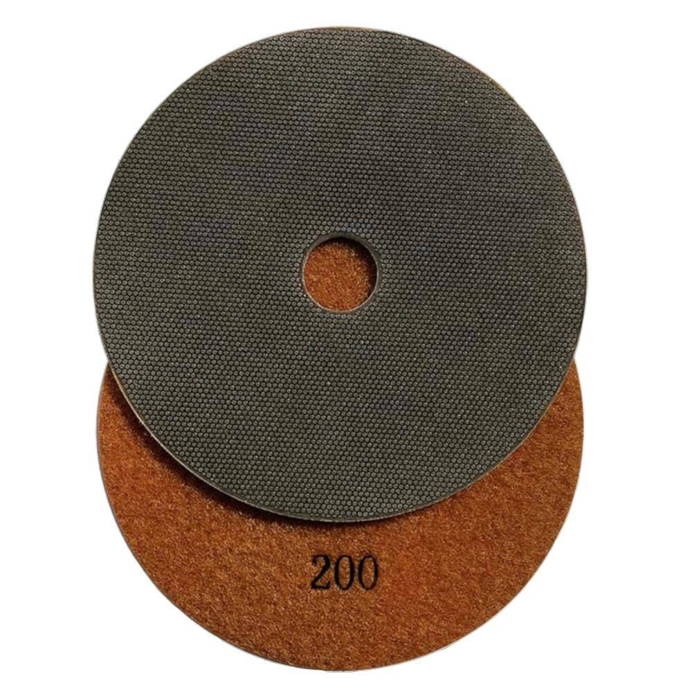 EDiamondTools 5 in. Electroplated Diamond Grinding and Polishing Pads ...