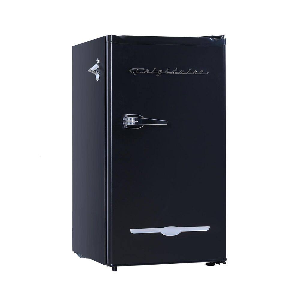 Frigidaire 3.2 cu. ft. Retro Mini Fridge in Black EFR376-BLACK - The ...