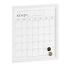 MARTHA STEWART White Woodgrain 18"W x .5"D x 18"H Wall Calendar Marker ...