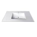 Ronbow Essentials Aravo 24.5 in. W x 22 in. D Vitreous China Vanity Top ...