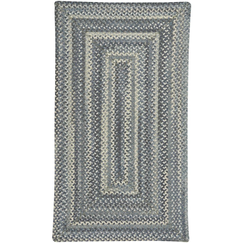 Capel Tooele Blue Jean 8 ft. x 11 ft. Concentric Area Rug ...