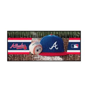 FANMATS Atlanta Braves Blue 2 ft. x 2 ft. Round Area Rug 2040 - The ...
