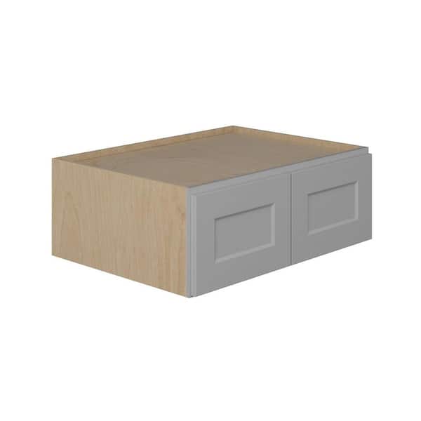 Kunal Kitchens Cumberland Recessed 33 in. W x 12 in. H x 24 in. D in Painted Stratus Plywood ...