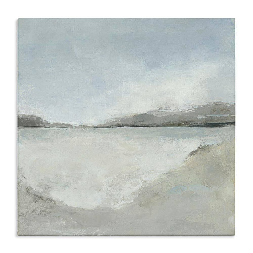 Stupell Industries Abstract Distressed Beach by Hannah Dawson Unframed Nature Graphic Art Print ...