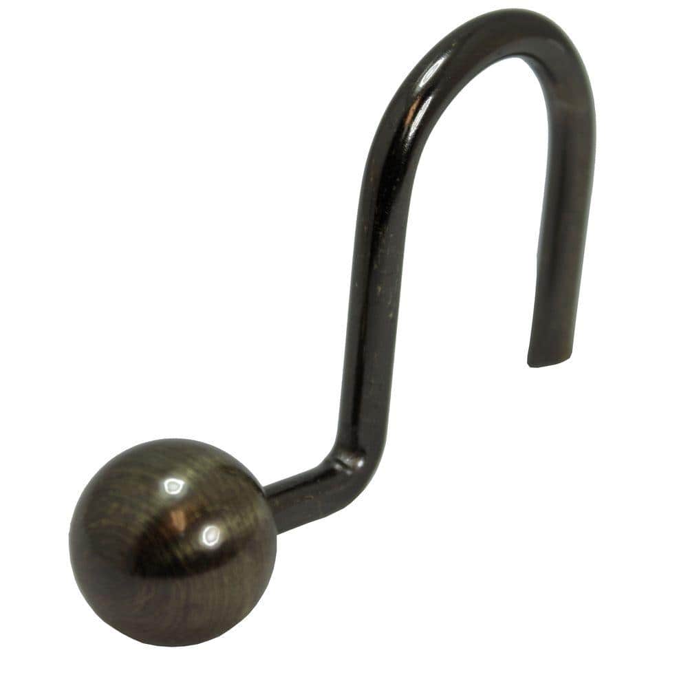 Elegant Home Fashions Ball Hooks in Oil Rubbed Bronze (12-Pack) HDHK003 ...