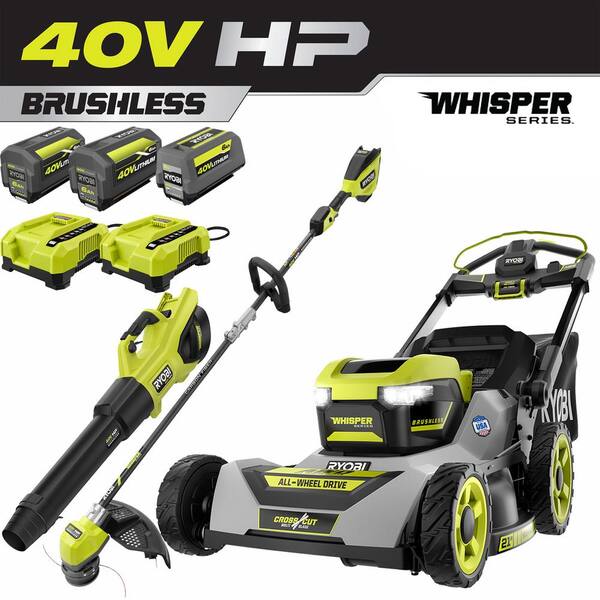 Reviews for RYOBI 40V HP Brushless Whisper Series 21" Walk Behind Self ...