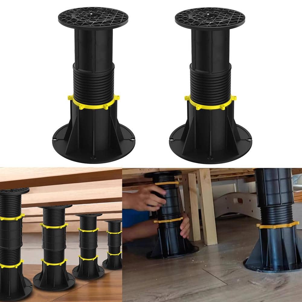 Angel Sar 7.87 - 13 in. Adjustable Bed Frame Support Leg for Bed Frame ...