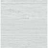 Brewster White Washed Boards Aqua Shiplap Paper Strippable Roll (Covers ...
