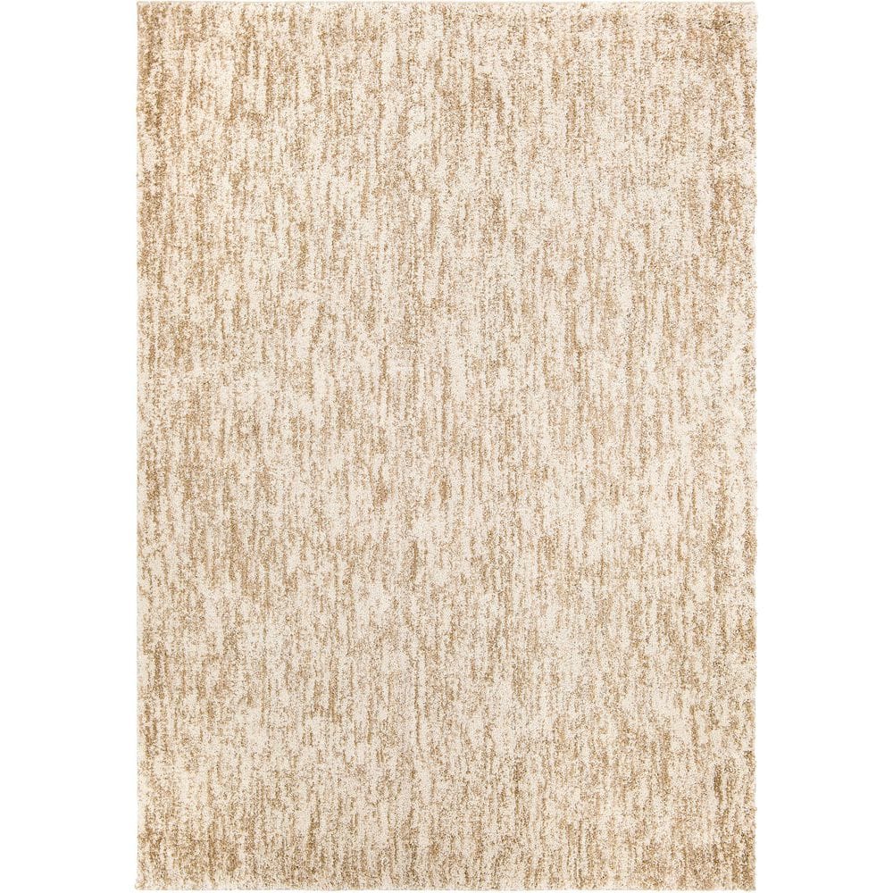 Orian Rugs Next Generation Solid 5 ft. x 8 ft. Off White Area Rug CW1 ...