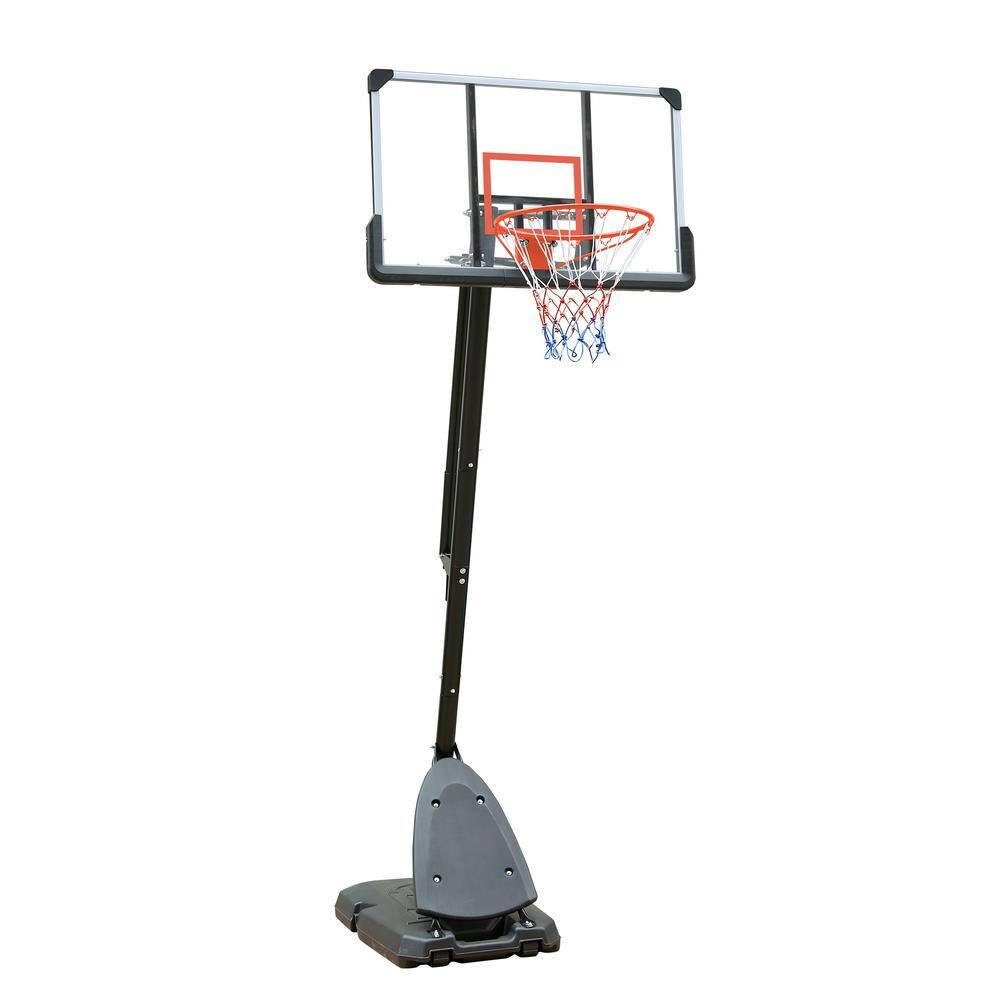 Tunearary 7.5FT-10FT Outdoor Adjustable Basketball Hoops 44 In ...