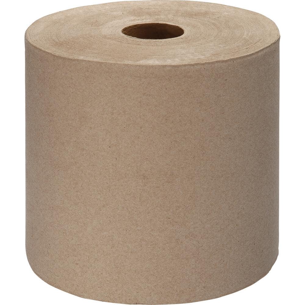 Genuine Joe Embossed Kraft Hardwound Paper Towels (6-Rolls per Case ...