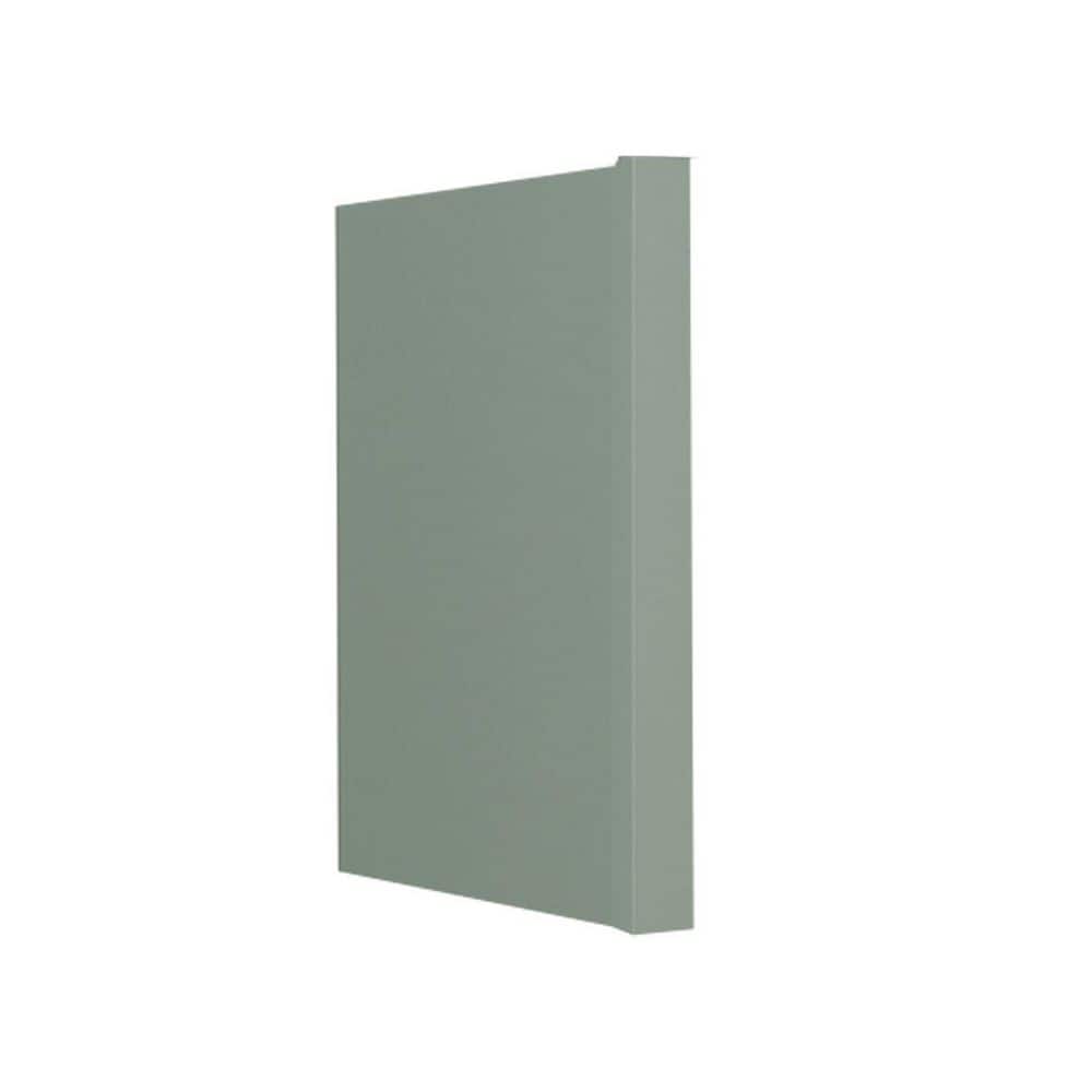 Plywell 3 in. W x 24 in. D x 34.5-in H in Jade Green Kitchen Cabinet ...
