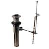 Westbrass Pop-Up Bathroom Sink Drain Assembly Stopper with Lift Rod ...