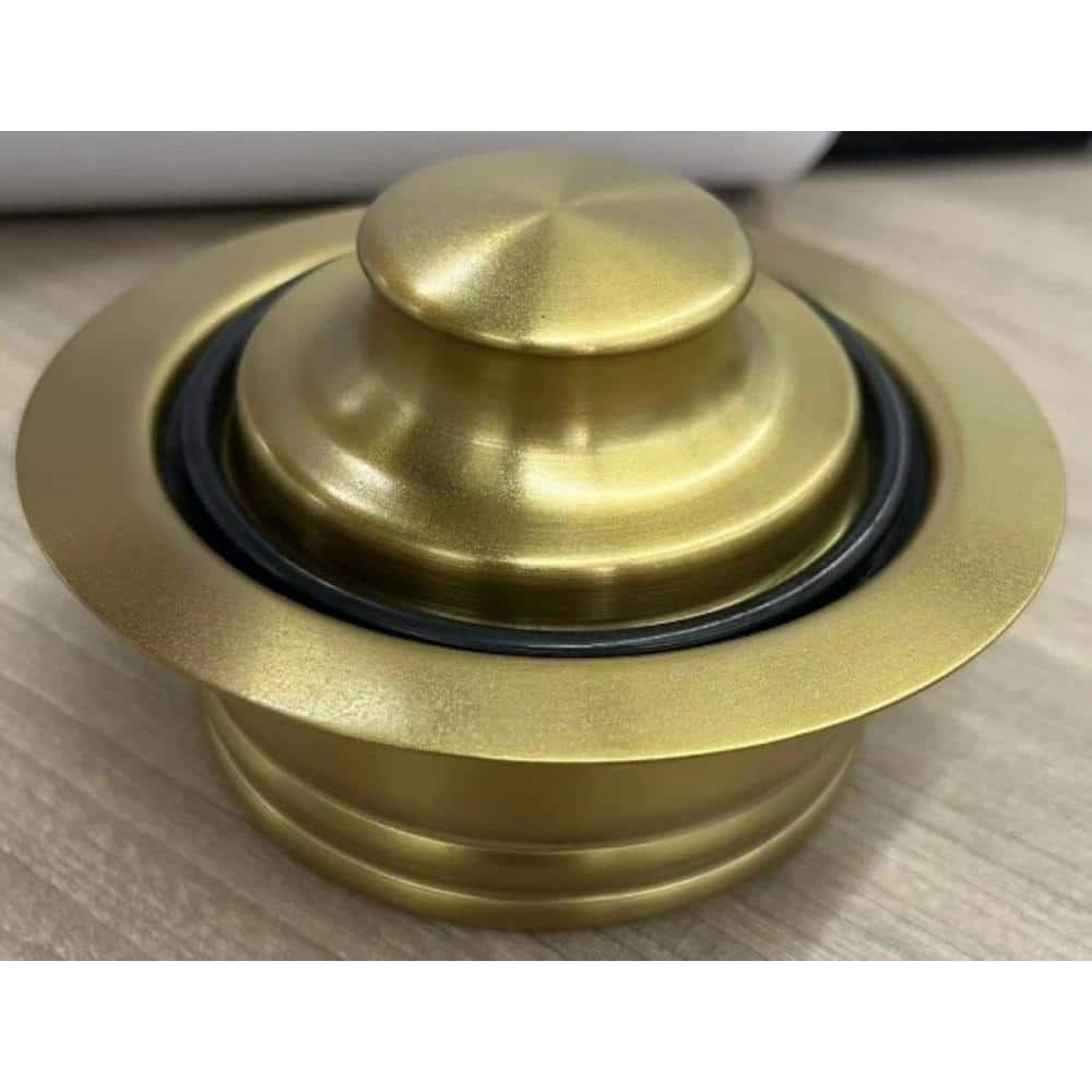 Glacier Bay Garbage Disposal Flange and Stopper in Gold A1 - The Home Depot