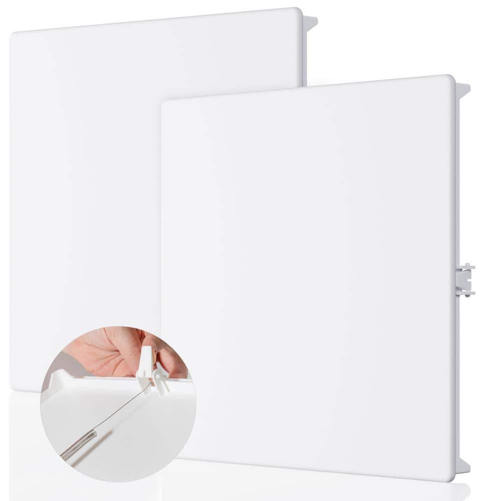 Morvat 12 in. x 12 in. Spring Access Panel for Drywall and Ceiling (2 ...