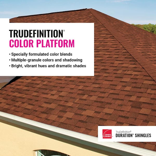 Owens Corning TruDefinition Duration Algae Resistant Chateau Green ...