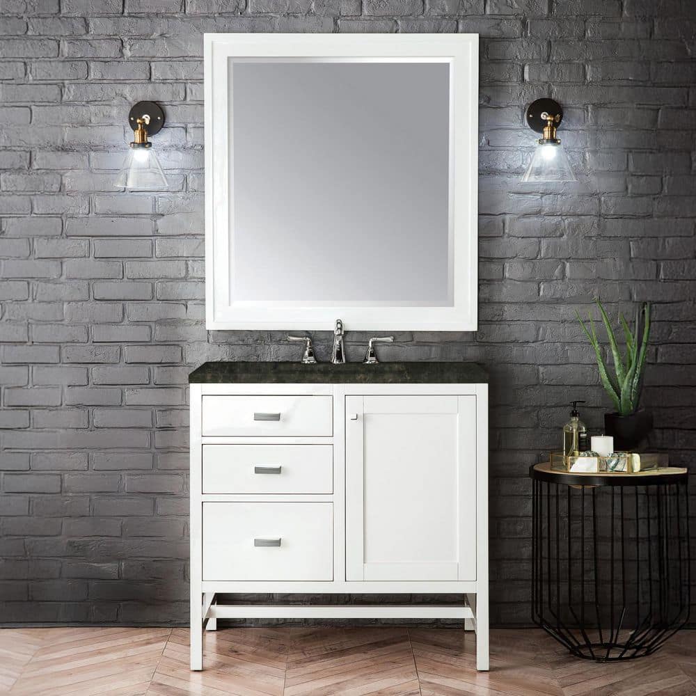 James Martin Vanities Addison 36.0 in. Single Bath Vanity in Glossy ...