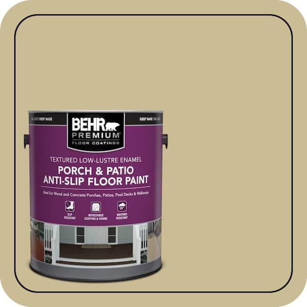 BEHR PREMIUM 1 gal. #M330-4 Morning Tea Textured Low-Lustre Enamel ...