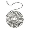 Commercial Electric 12 ft. Chrome Beaded Chain with Connector 82385 ...